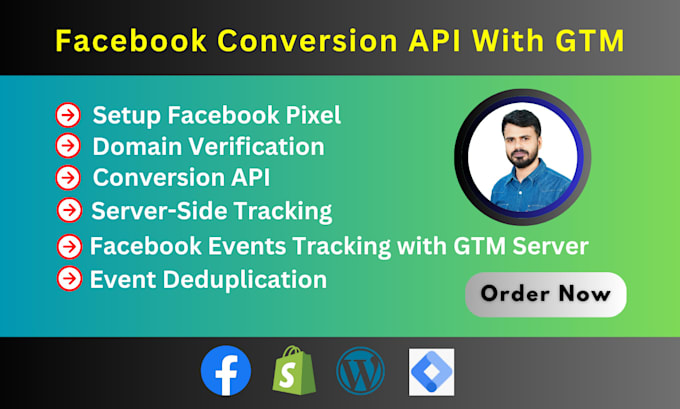 Fix or setup facebook pixel, conversion api, server side tracking by gtm by Leadhunting9 | Fiverr