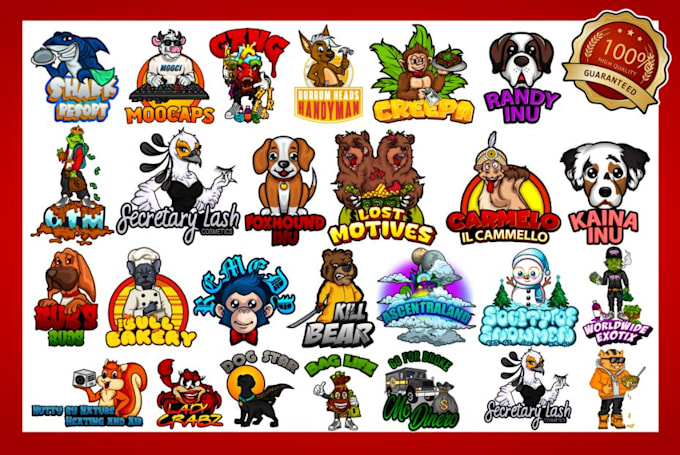 Design a professional character, mascot, animal cartoon logo by Cheyen ...