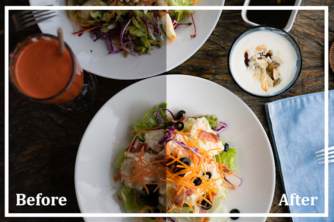 Do food photo editing and retouching by Andongph | Fiverr