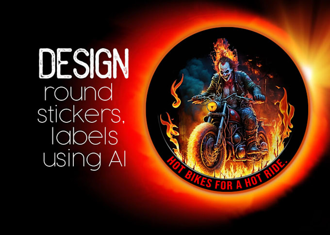 Design round stickers, labels using ai by Dmitrysalenko | Fiverr
