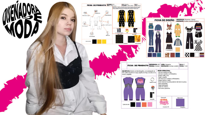 Creare fichas tecnicas de moda by Andrealondon_r | Fiverr
