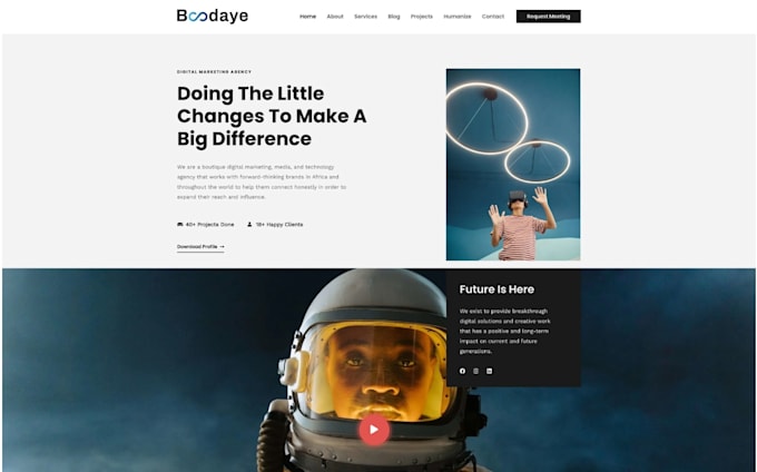 Original responsive web design by Muhammedgr77 | Fiverr