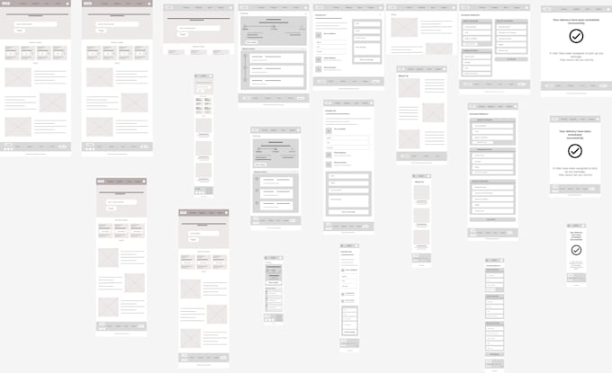 Create low fidelity wireframes and prototypes by Funpappy | Fiverr