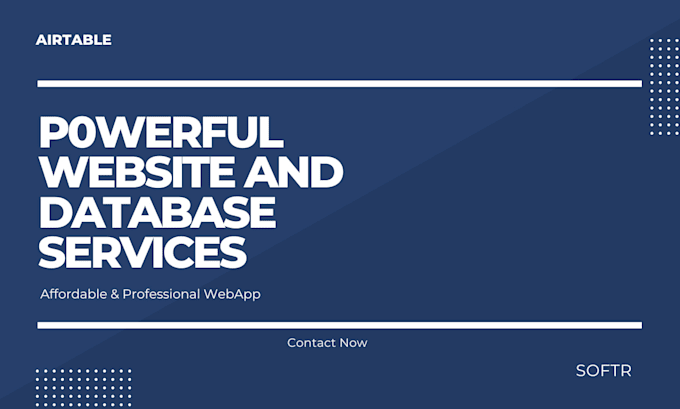 Build Softr Webapp Airtable Database Do Backend Automation By Joel Jay Fiverr