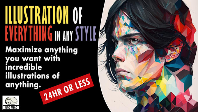 Do wonderfull and creative ia illustrations for you by Xiaopeskao | Fiverr