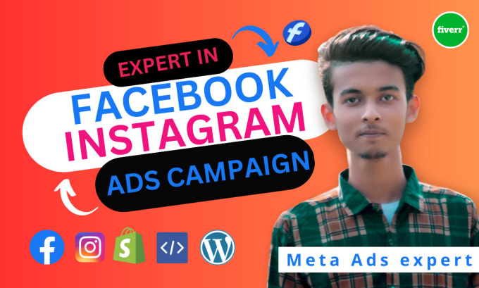 Create effective facebook and instagram ads campaigns or meta ads by Sagardebnath212 | Fiverr