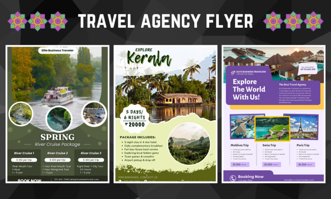 Create a professional travel agency flyer in few hours by Designsbyrish ...