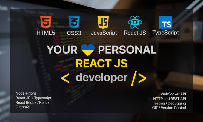 Be Frontend Js Developer React Vue Node Javascript Typescript By Andrewsilent Fiverr