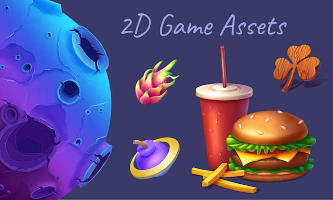 Create unique 2d game assets, props by Oksana_shv | Fiverr