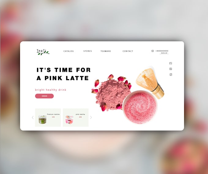Modern user friendly layout for your site by Ganna_babenko01 | Fiverr