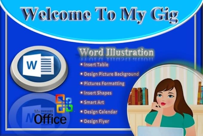 Create, design, edit and format microsoft word document by ...