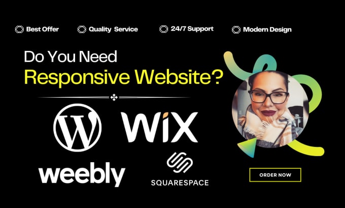 Design redesign, develop wix, wordpress, weebly, squarespace responsive website by Zaranouman ...