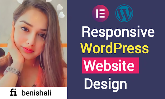 Create modern and responsive wordpress website design by Benishali754 | Fiverr