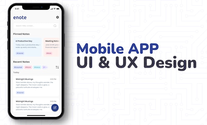 Do ui ux design for your mobile app by Khalidimam | Fiverr