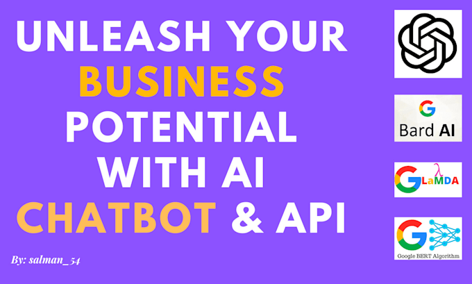 Develop chatbots and api using chatgpt for text generation by Salman_54 | Fiverr