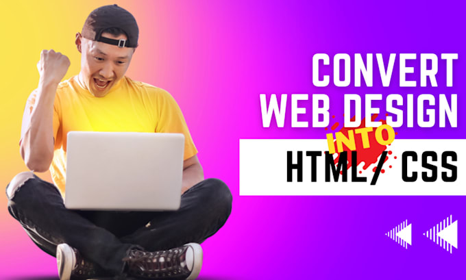 Convert design into html by Antonindra | Fiverr