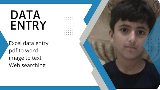 Do data entry work, internet research, copy paste, image into text or ...