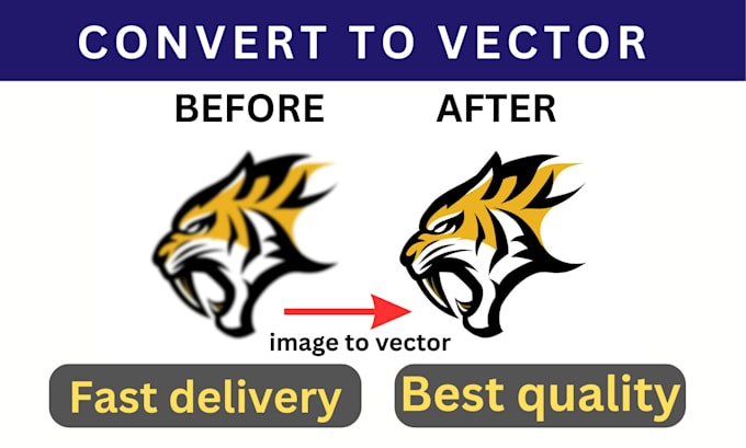 Vector trace, recreate, redraw, convert logo and image by Ahmed_ansar19 | Fiverr