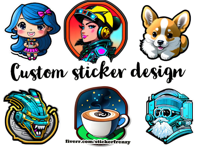 Create high quality custom sticker designs with help of ai by ...