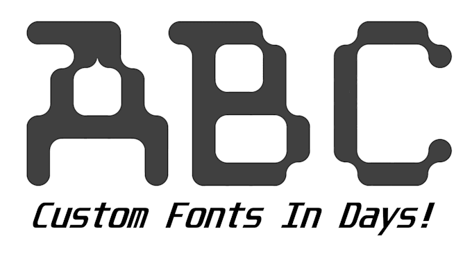 Design a custom font tailored to your style by Mymicromfg | Fiverr