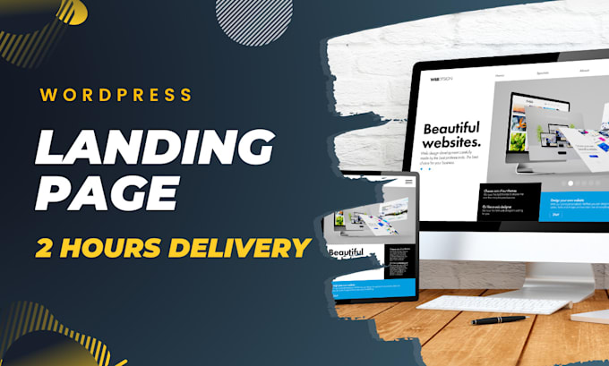 Design a responsive wordpress landing page by elementor pro by Rafiislamm | Fiverr