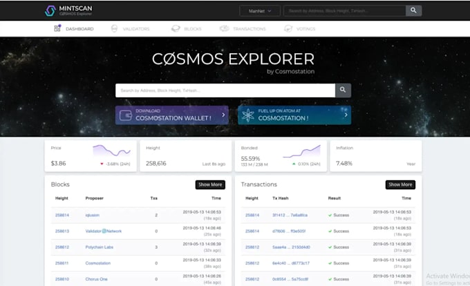 Build custom cosmos blockchain and ecosystem including dex, block explorer by Danilo3388 | Fiverr