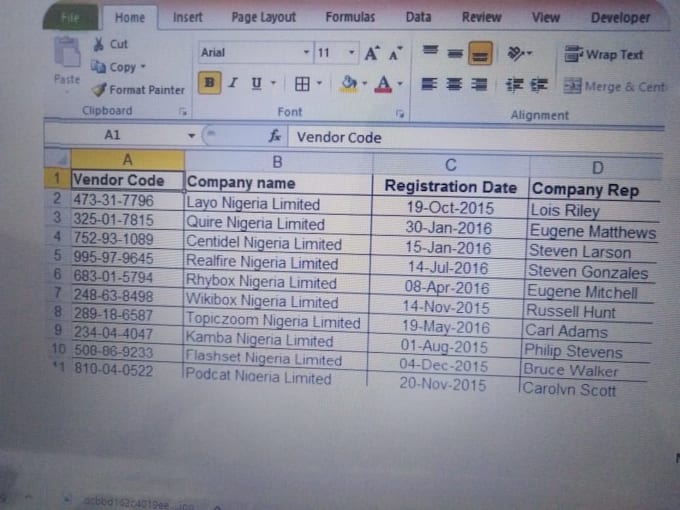 Do data entry job by Itsayesha3333 | Fiverr