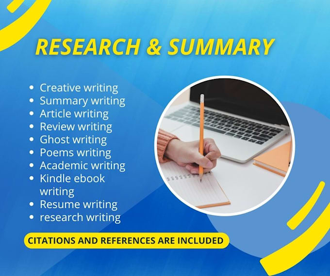 Quality research and summary writing by Rabianazhq | Fiverr