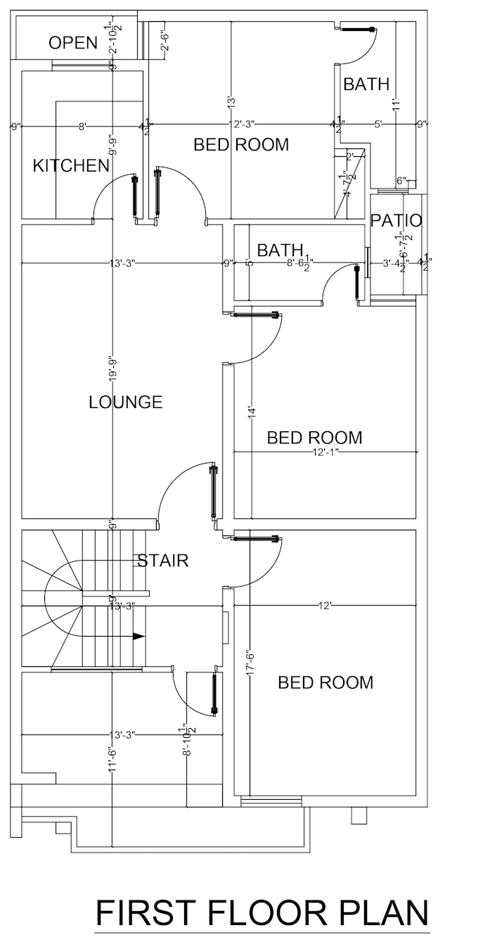 Create architectural 2d and 3d floor planning by Phixcher786 | Fiverr