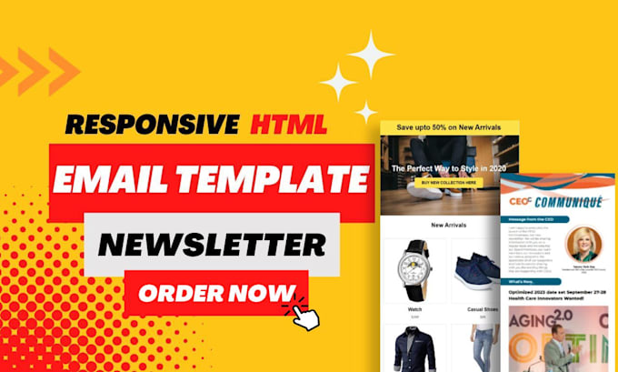 Design A Creative Responsive Html Custom Email Template By Dev Abdullahal Fiverr