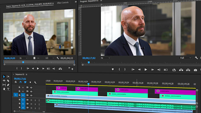 Edit multi camera sequence for the podcast interviews by Emtodedesign ...