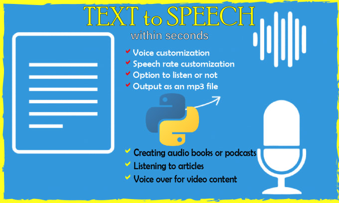 Make Text To Speech Bot By Mdnahidur Fiverr