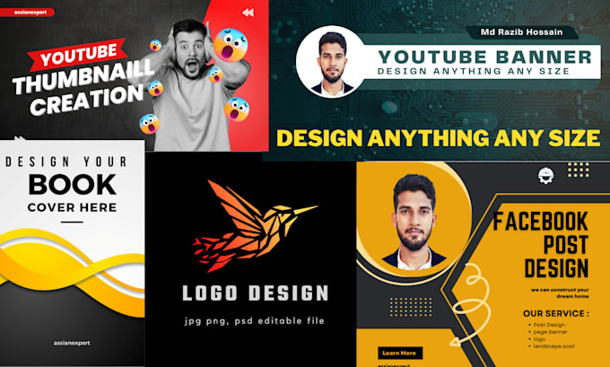 Design awesome ad banners, and channel art of any type, any size by ...
