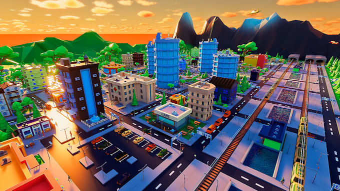 Develop your entire roblox game map, 3d model, blender character ...