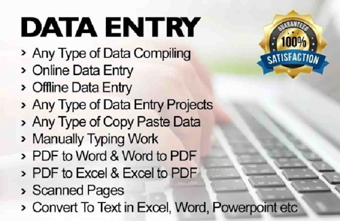 Be well be your virtual assistant for manual data entry by Sharif_savar ...