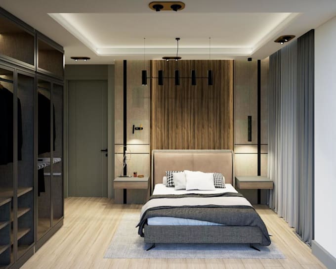 Design interiors render 3d models and draw floor plans by Talhaerkek23 | Fiverr