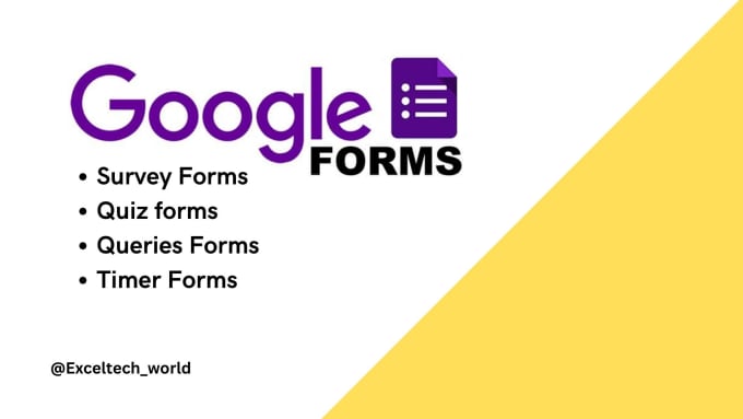 Create online survey forms, assessment timer forms using google forms ... Create online survey forms, assessment timer forms using google forms ...