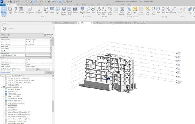 Model your building in revit and generate drawings by Cmakram | Fiverr