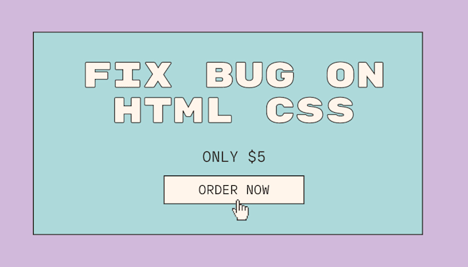 Fix html css issues in a very short time by Wenzhe0107 | Fiverr