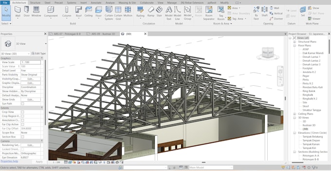Create your 3d bim architecture and structure with revit by Wsruffiani | Fiverr