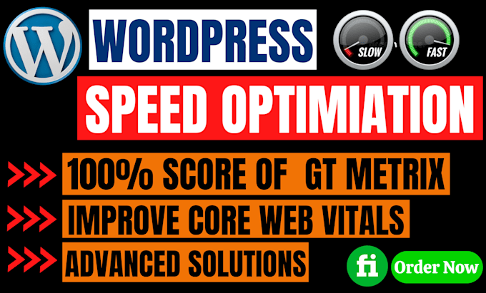 Do wordpress website speed optimization, increase page speed by Shoaib_sabtain | Fiverr