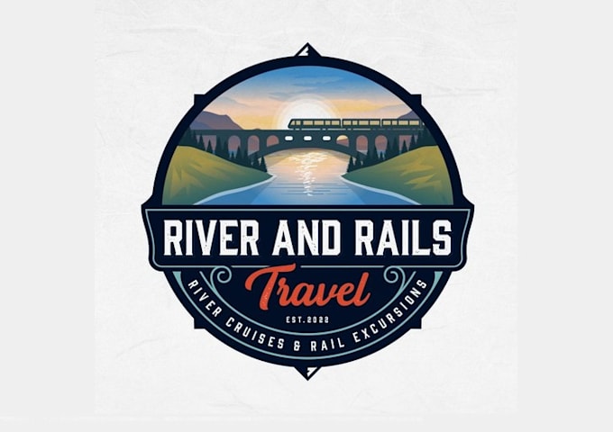 Vector logo design lakes and river brand by Arwaengel99 | Fiverr