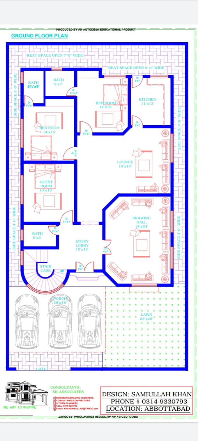 Do 2d floor plan real estate agents and also by Samikhan777 | Fiverr