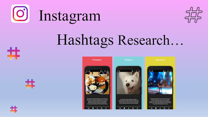 Research instagram hashtags to grow your account organically by Yesuru ...