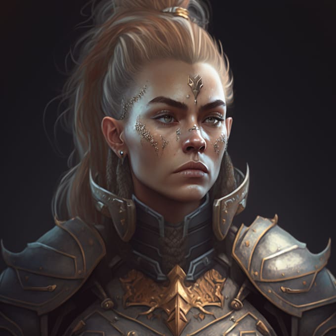 Create custom dnd art with midjourney concept art character portraits ...