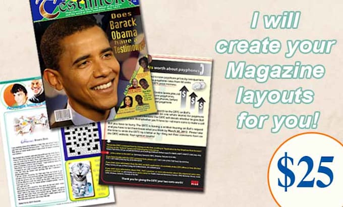 Create magazine layouts for you by B_gunning | Fiverr