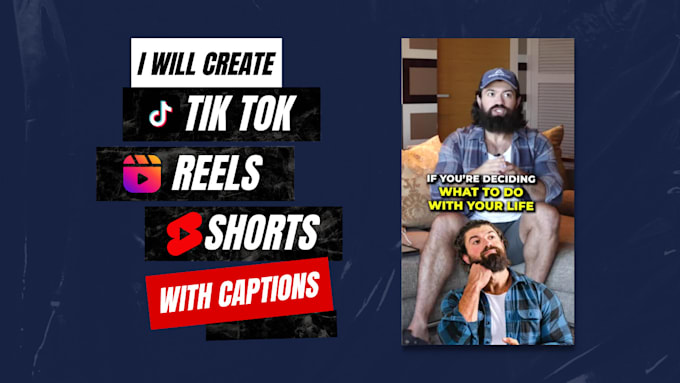 Create tik toks, reels, and youtube shorts with captions by Nwhite2251 | Fiverr