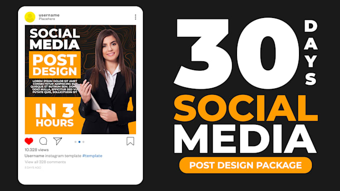 Do 30 unique social media post designs by Sniperdesigns__ | Fiverr