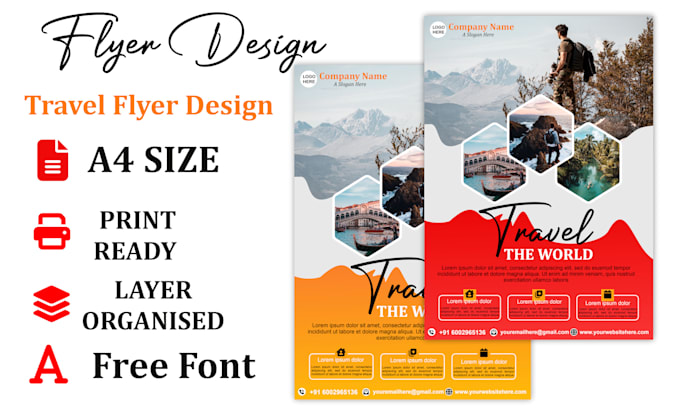 Design creative and eye catching flyer design by Ashrafhusseinkx | Fiverr