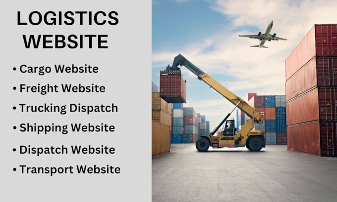 Design logistics website,trucking,freight broker, dispatch,cargo ...